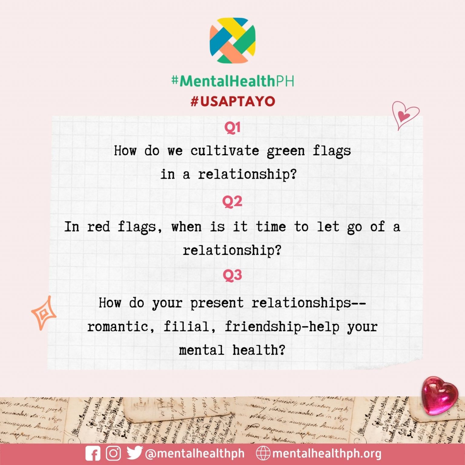 Love Signals: Red and Green Flags of Relationship - MentalHealthPH