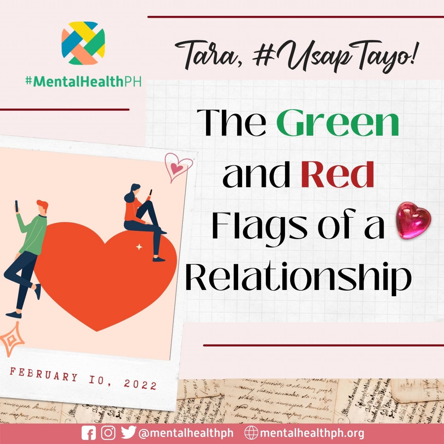Love Signals: Red and Green Flags of Relationship - MentalHealthPH