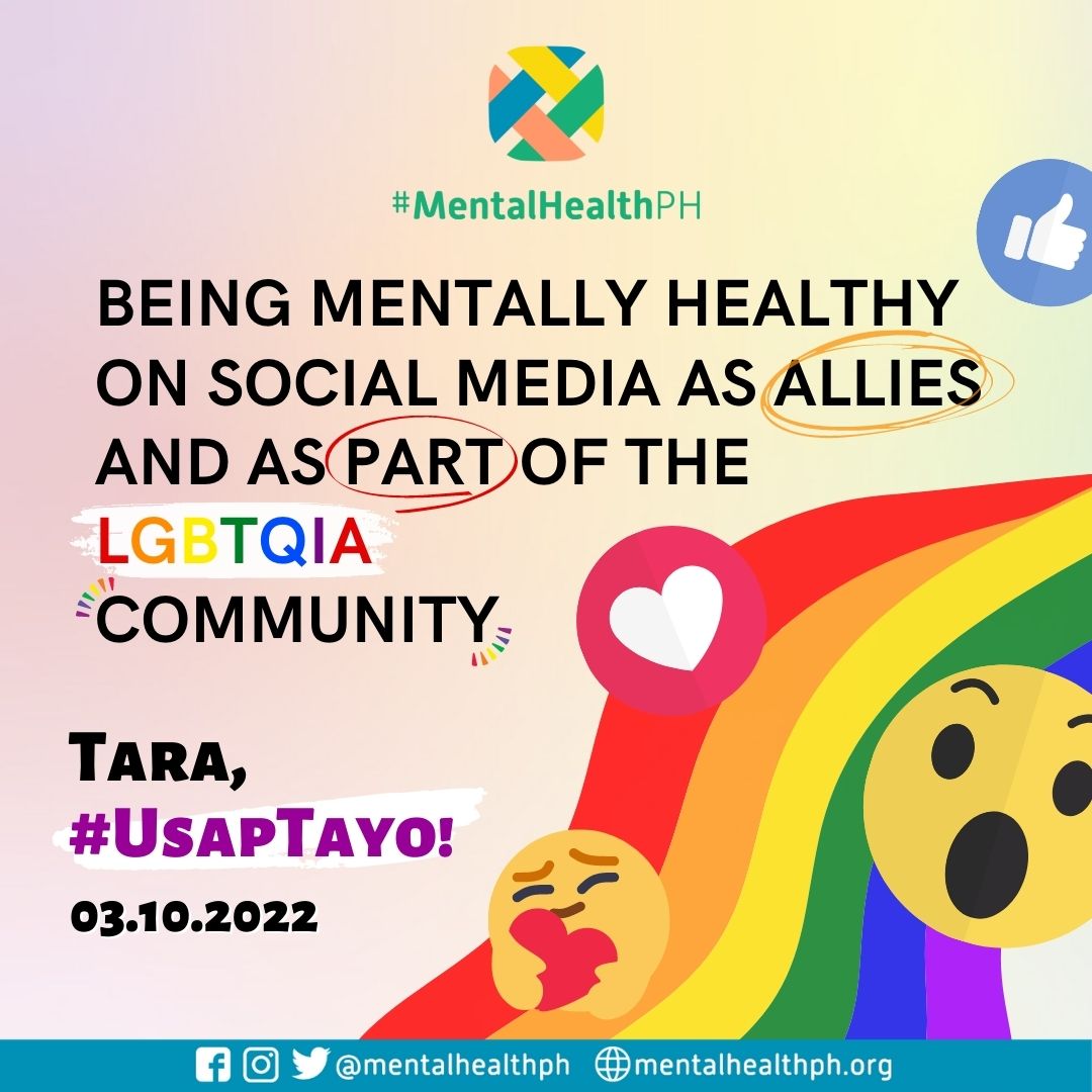 Rainbow of social media: LGBTQIA+ and allies’ mental health on social ...
