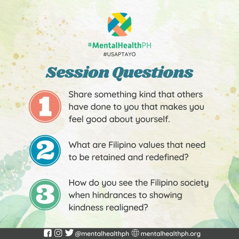 HOW KIND ARE THE FILIPINOS? THEME: ANG MABUTING PINOY - MentalHealthPH