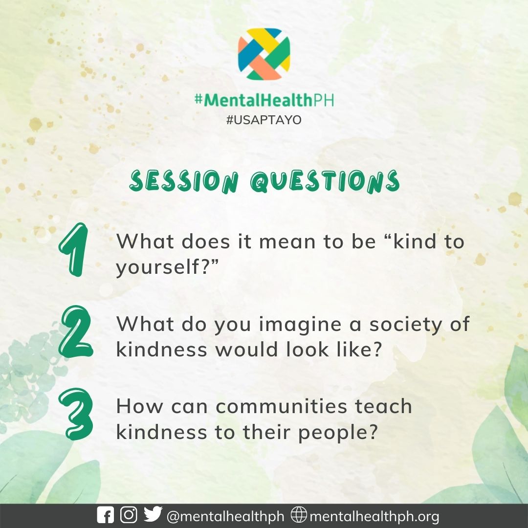 “I am my own safe space”: Kindness to Self - MentalHealthPH